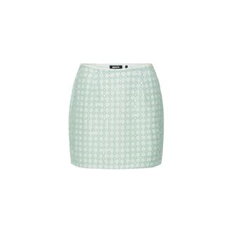 Rotate Beaded Mini Skirt - - Skirts - Damen - Gr&uuml;n - S