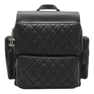 Chanel Pre-owned Matelasse Caviar Leder Rucksack - - Pre-owned - Damen - Schwarzk - ONE SIZE