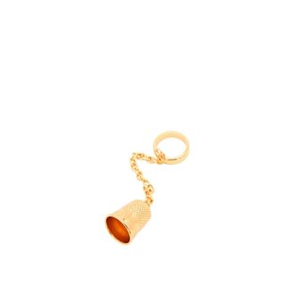 Moschino unisex, Accessoires, Jaune, Taille: M Anello Ditale in Oro