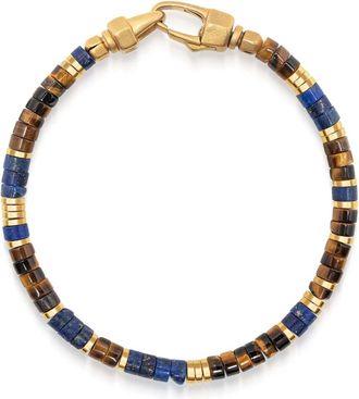 Nialaya Homme, Accessoires, Jaune, Taille: M Earth Royale Heishi Bracelet