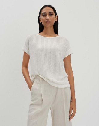 someday Kurzarmshirt KANANDI DETAIL Regular mit Cap Sleeves
