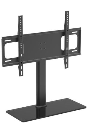 MID.YOU Mid.you Tv-Rack, Schwarz, Metall, Glas, 66x67.4x25 cm, Wohnzimmer, TV M&ouml;bel, TV-Racks