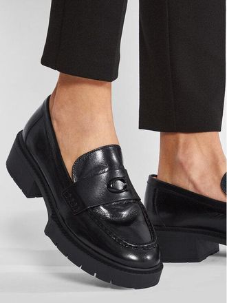 Coach Slipper Leah Loafer CB990 Schwarz