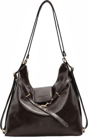 Generic Sac &agrave; main &eacute;l&eacute;gant en polyur&eacute;thane avec boucle de ceinture - Petit sac fourre-tout - Couleur unie - Pour le travail, les voyages, caf&eacute;, 12.99x12.99x4.