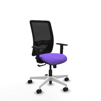 Piqueras y Crespo B&uuml;rostuhl Zulema mit 1D-Armlehnen, h&ouml;henverstellbare Lendenwirbelst&uuml;tze, ausgestattet mit 3 Positionen und Schneidschaum, mit Rollen von 65 mm, Nylon,