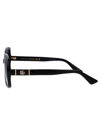 Gucci GG0762S Gradient Tinted Injected Sunglasses - Black