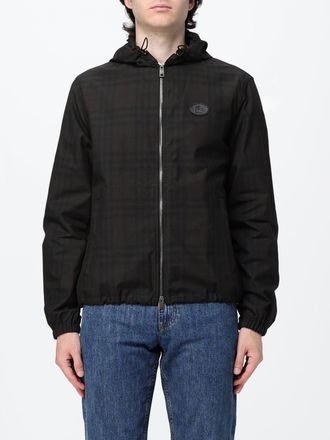 Burberry Coupe-vent r&eacute;versible &agrave; capuche en coton &agrave; motif Check