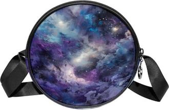 Generic Sac &agrave; bandouli&egrave;re Circle pour femme, petit sac &agrave; bandouli&egrave;re avec fermeture &eacute;clair et bretelles r&eacute;glables style d&eacute;contract&eacute; pour femmes et filles