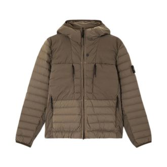 Stone Island Homme, Vestes, Vert, Taille: 2XL Seamless Tunnel Nylon Down-TC Jacket