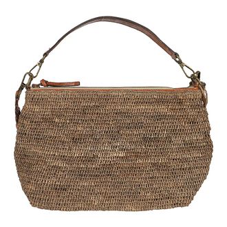 Ibeliv Femme, Sacs, Brun, Taille: ONE Size Sac &agrave; main en raphia