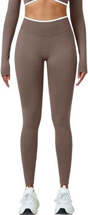 Generic Les pantalons de yoga avec une taille douce et contrast&eacute;e sont parfaits comme couche de base pour lentra&icirc;nement hivernal, le bodyforming et le fitness