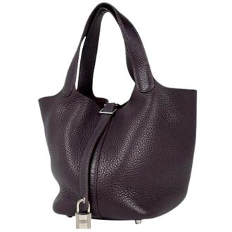 Herm&egrave;s Sac seau Pre-owned - Femme - Pre-owned - Violet - Taille: ONE Size
