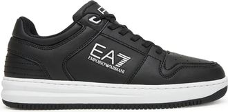 Emporio Armani Low-Top Sneaker - Sneakers Black - Gr. US_10_5 - in Schwarz - für Damen