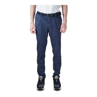 Mason's Blaue Leinen Herren Sommerhose - - Trousers - Herren - Blau - M