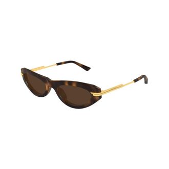 Bottega Veneta Cat-Eye Sonnenbrille - - Accessories - unisex - Braun - 53 MM