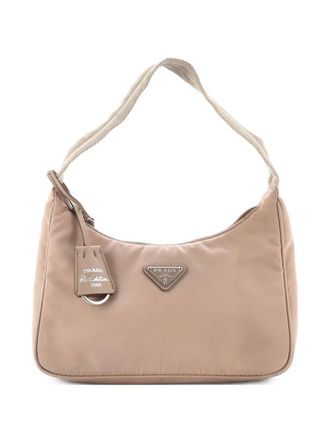 Prada Re-Edition 2000 Tessuto Mini hobo bag - Tons neutres