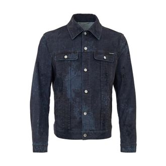 Dolce & Gabbana Giubbino Effetto Spalmato - - Jackets - Herren - Grau - 3XL