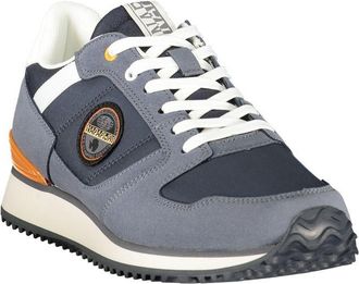 Napapijri Colour-Block Nylon and Rubber Sneaker - Blue