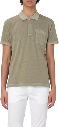 Fay Homme, Tops, Vert, Taille: 2XL Polo à Manches Courtes avec Poche de Poitrine