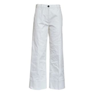 Ql2 Quelledue QL2 Quelledue, Femme, Pantalons, Blanc, Taille: 40 FR Wide Pantalons