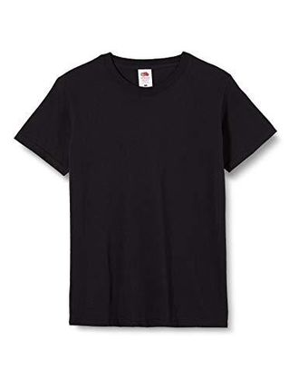 Fruit Of The Loom SS003M, T-Shirt Homme, Noir Medium