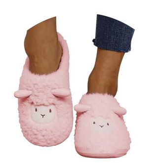 Generic Chaussons dhiver pour femmes confort douillet int&eacute;rieur semelle r&eacute;sistante pantoufles maison loisirs d&eacute;tente chaude polaire (38-39)