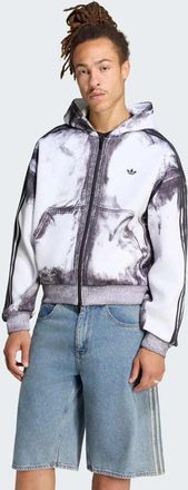 adidas Originals Adilenium 6 sweat &agrave; capuche zipp&eacute; int&eacute;gral en maille spacer orange craft