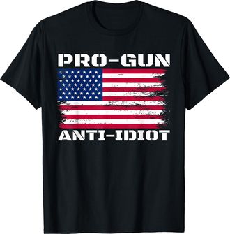 The Salty Veteran Pro-Gun Anti-Idiot T-Shirt