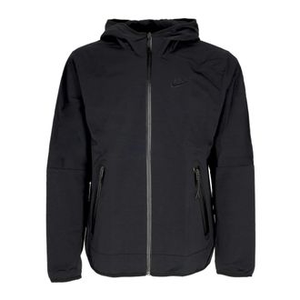 Nike Tech Woven Windbreaker Kapuzenjacke - - Sport - Herren - Schwarzk - XL