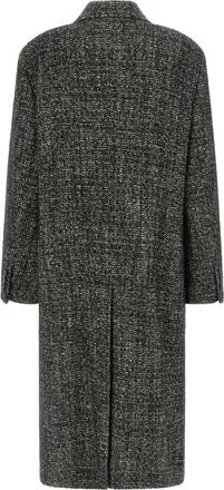 Dolce & Gabbana Wool and Cashmere Boucl&eacute; Coat - Charcoal