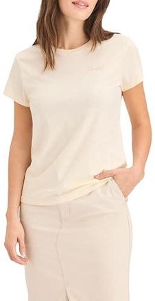 Dockers Femme Graphic Tee, Buttercream Dockers Script (Tidal Foam), L