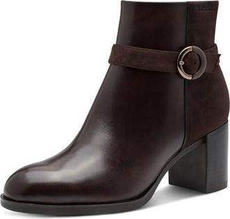 Tamaris Bottines à talon pour femme 1-25363-45 Mocca, 39 EU, moka, 39 EU