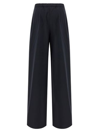 Max Mara Womens Blue Virgin Wool Casual Pants