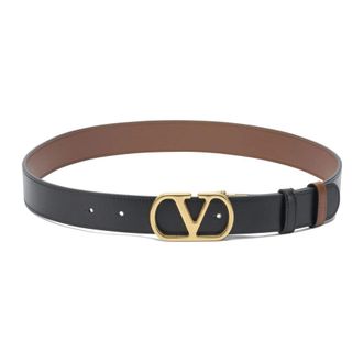 Valentino Garavani Vlogo Signature G&uuml;rtel - - Accessories - Damen - Schwarzk - 85 CM