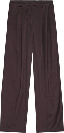 Remain Femme, Pantalons, Brun, Taille: 44 FR Cocoon Suiting Pants With Pleats