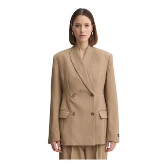 Birgitte Herskind Laila Blazer - Femme - Vestes - Brun - Taille: 42 FR