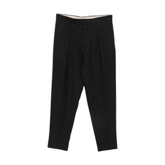 Berwich Chiaia Lange Hose - - Trousers - Herren - Schwarzk - M