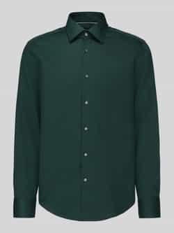 HUGO BOSS Regular Fit Businesshemd mit Label-Detail
