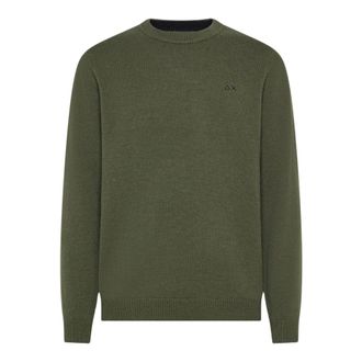 Sun 68 Pull col rond - Homme - Pulls - Vert - Taille: S