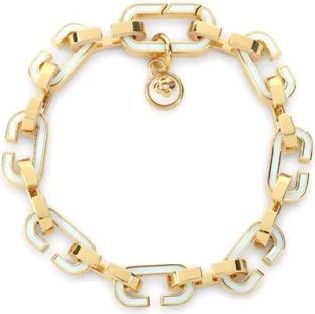 Casablanca Femme, Accessoires, Jaune, Taille: ONE Size Enamel C Link Bracelet