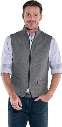 Engbers Herren Herren Sakko-Weste mit Zipper, Grau, 39401, Grau in Gr&ouml;&szlig;e 54