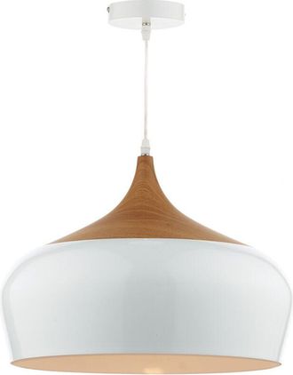 D&auml;r Lighting DAR GAUCHO - Suspension Dome Blanc Large, 1x E27