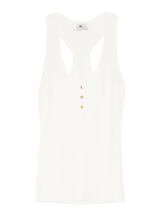 Elisabetta Franchi Top - Cr&egrave;me