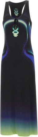 Casablanca Femme, Robes, Noir, Taille: 38 FR Sporchid Slinky Maxi Dress