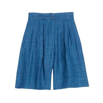 Ines De La Fressange Femme, Shorts, Bleu, Taille: 34 FR Shorts en jean taille haute