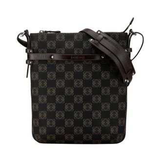 Loewe Pre-owned Stylische gemusterte Textil-Umh&auml;ngetasche - - Pre-owned - Damen - Schwarzk - ONE SIZE