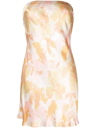 Bec&bridge robe Indi courte à design sans bretelles - Orange