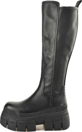 Buffalo Femme, Chaussures, Noir, Taille: 38 EU Bottes cuissardes