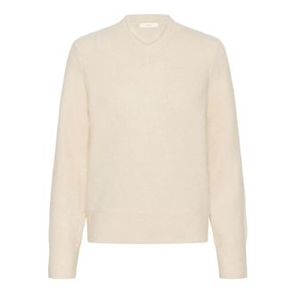 Inwear Femme, Pulls, Blanc, Taille: 48 FR Pull col en V Whisper White Melange