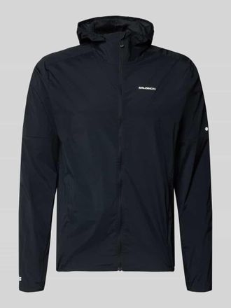 Salomon Windbreaker mit Kapuze und Logo